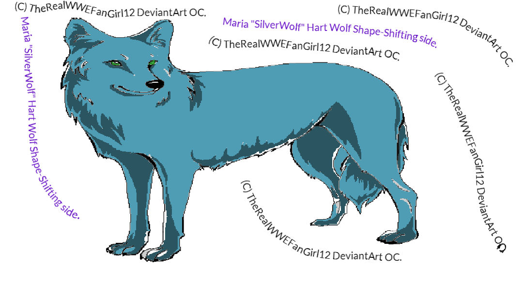 Maria SilverWolf Hart OC Wolf Side by TheRealWWEFanGirl12 on DeviantArt