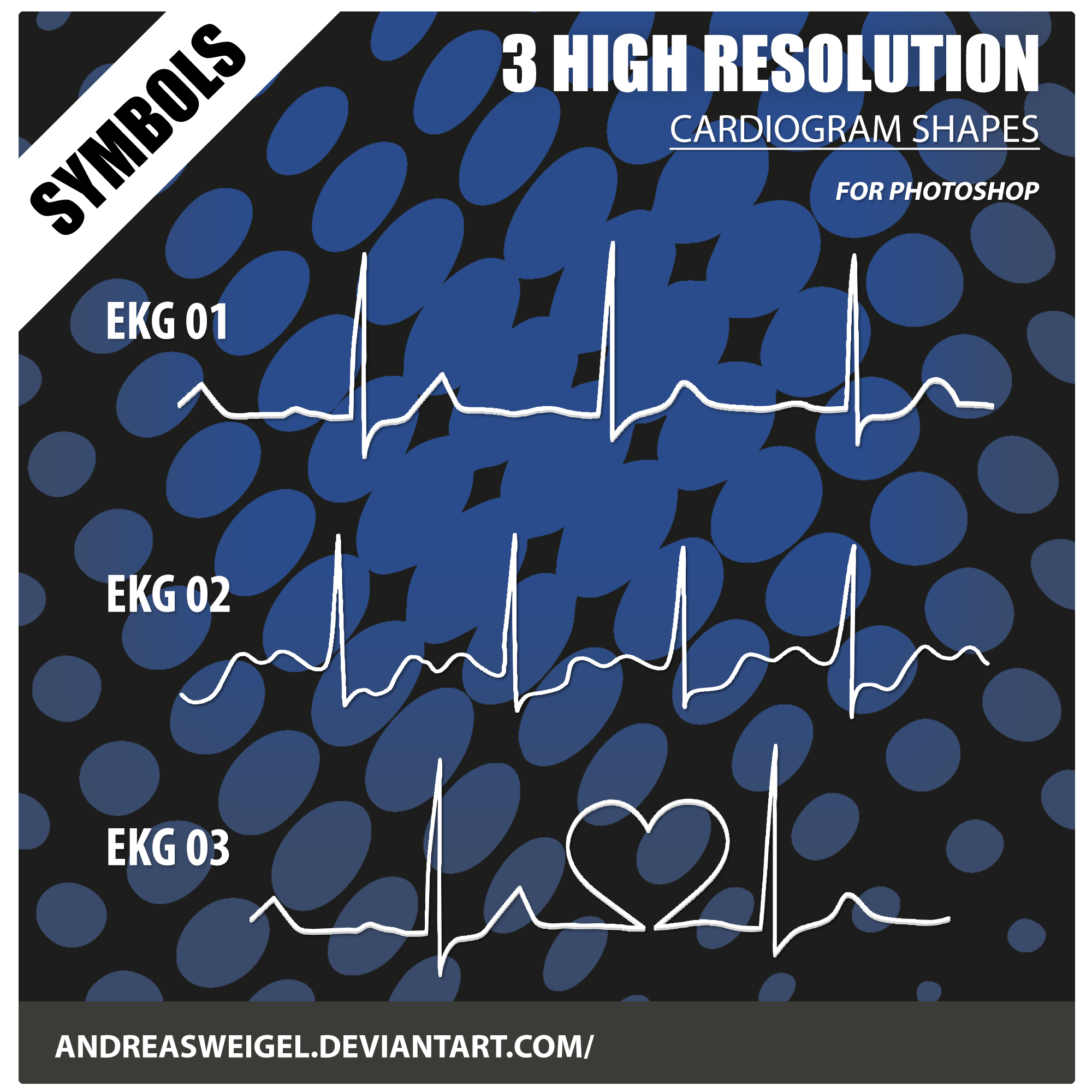 Medical Cardiogram Shapes By Andreas Weigel by Andreasweigel on DeviantArt
