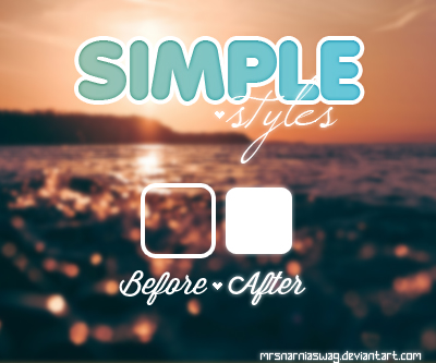Simple Styles by MrsNarniaSwag on DeviantArt