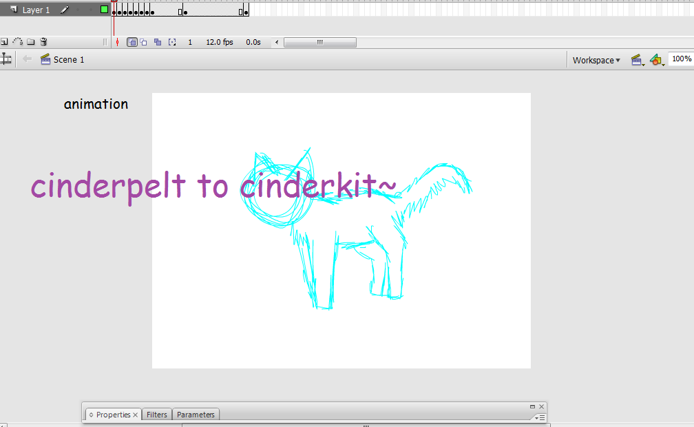 cinderpelt to cinderkit wip by felinefantasy on DeviantArt