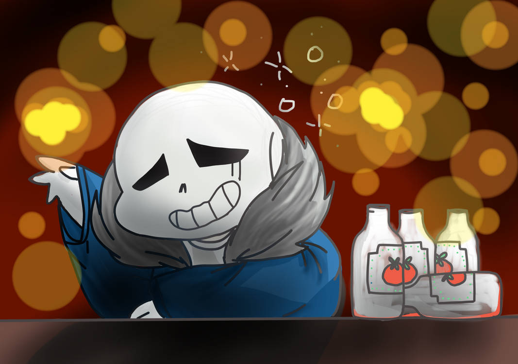 Sans youre drunk by hologramcat on DeviantArt