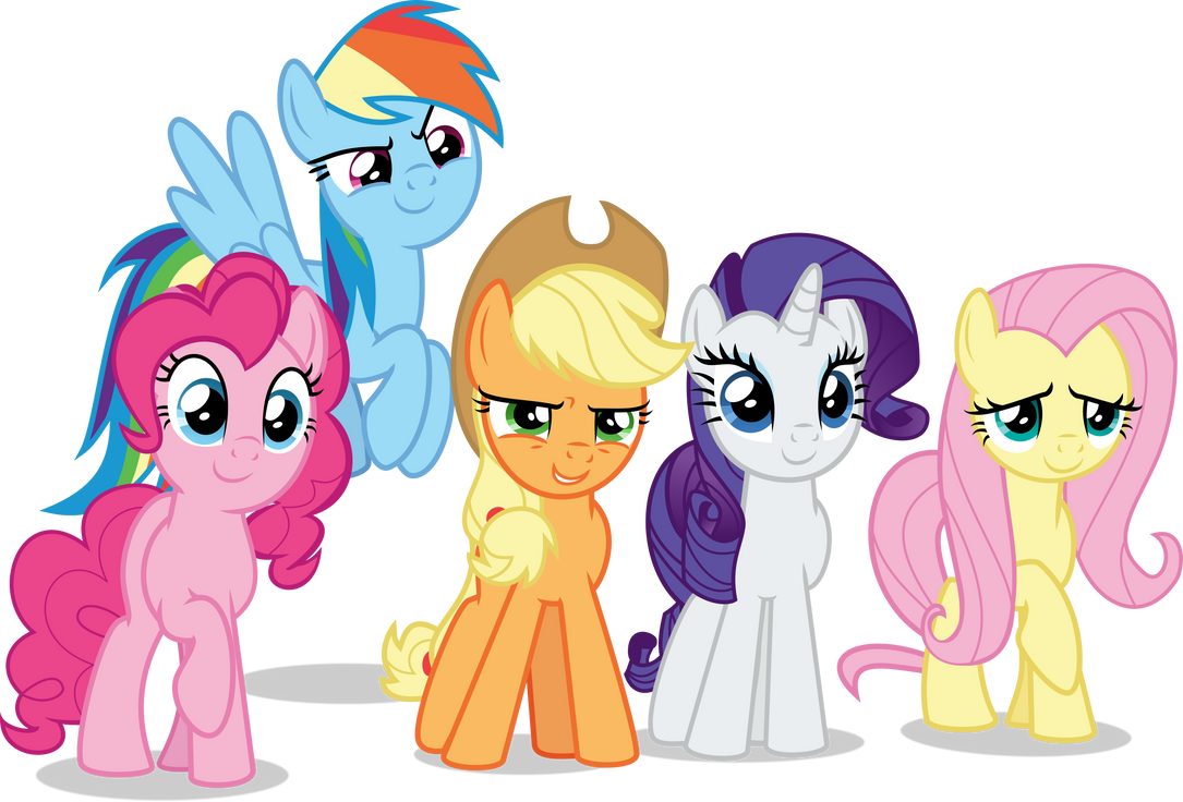 Friendship is Magic's 10th Anniversary: Mane Five by ThatUsualGuy06 on ...