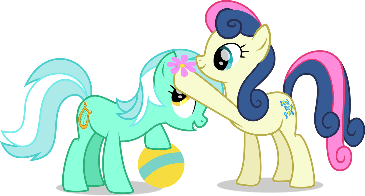MLP Vector - Lyra Heartstrings and Bon Bon by ThatUsualGuy06 on DeviantArt