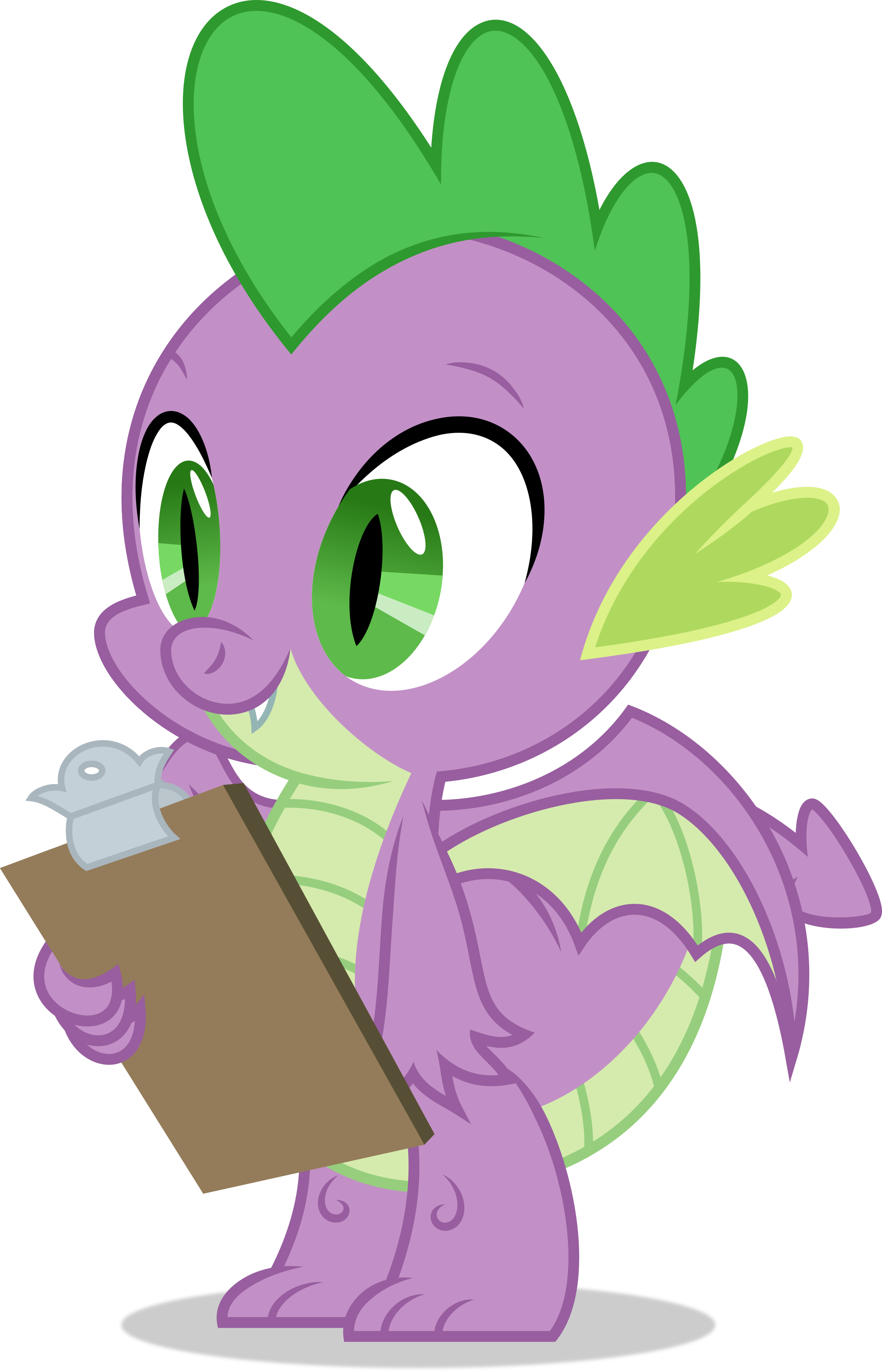 Spike Clipboard by ThatUsualGuy06 on DeviantArt