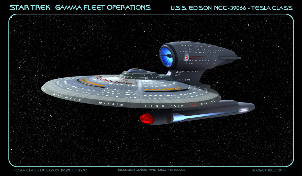 USS Edison Tesla Class Model by dragonpyper on DeviantArt