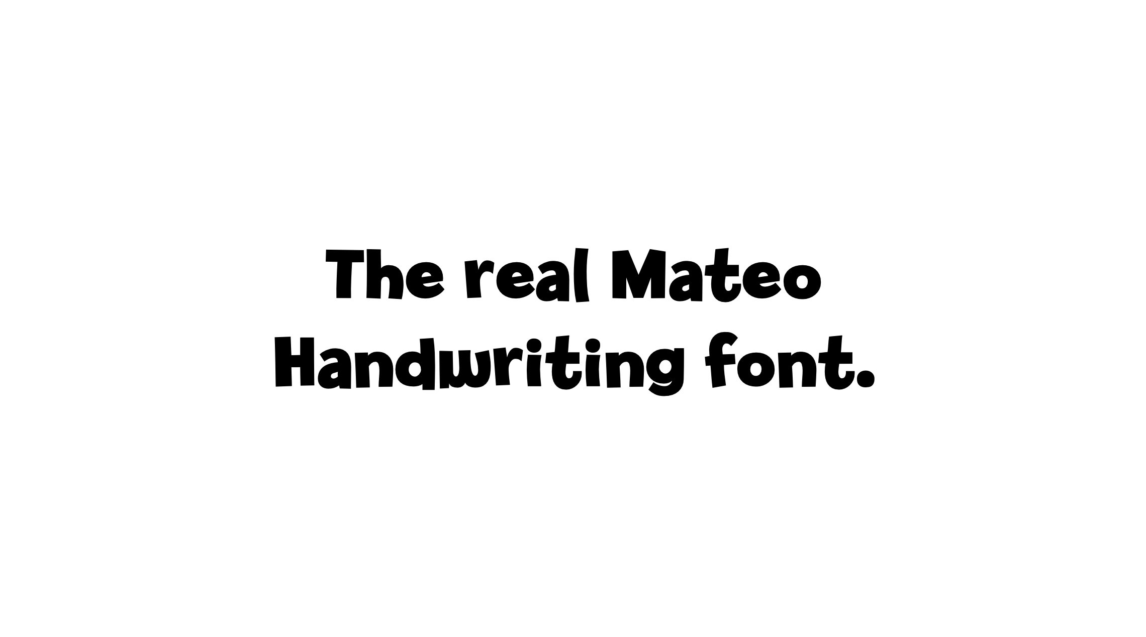 The real Mateo Handwriting font. by Zachary13265 on DeviantArt