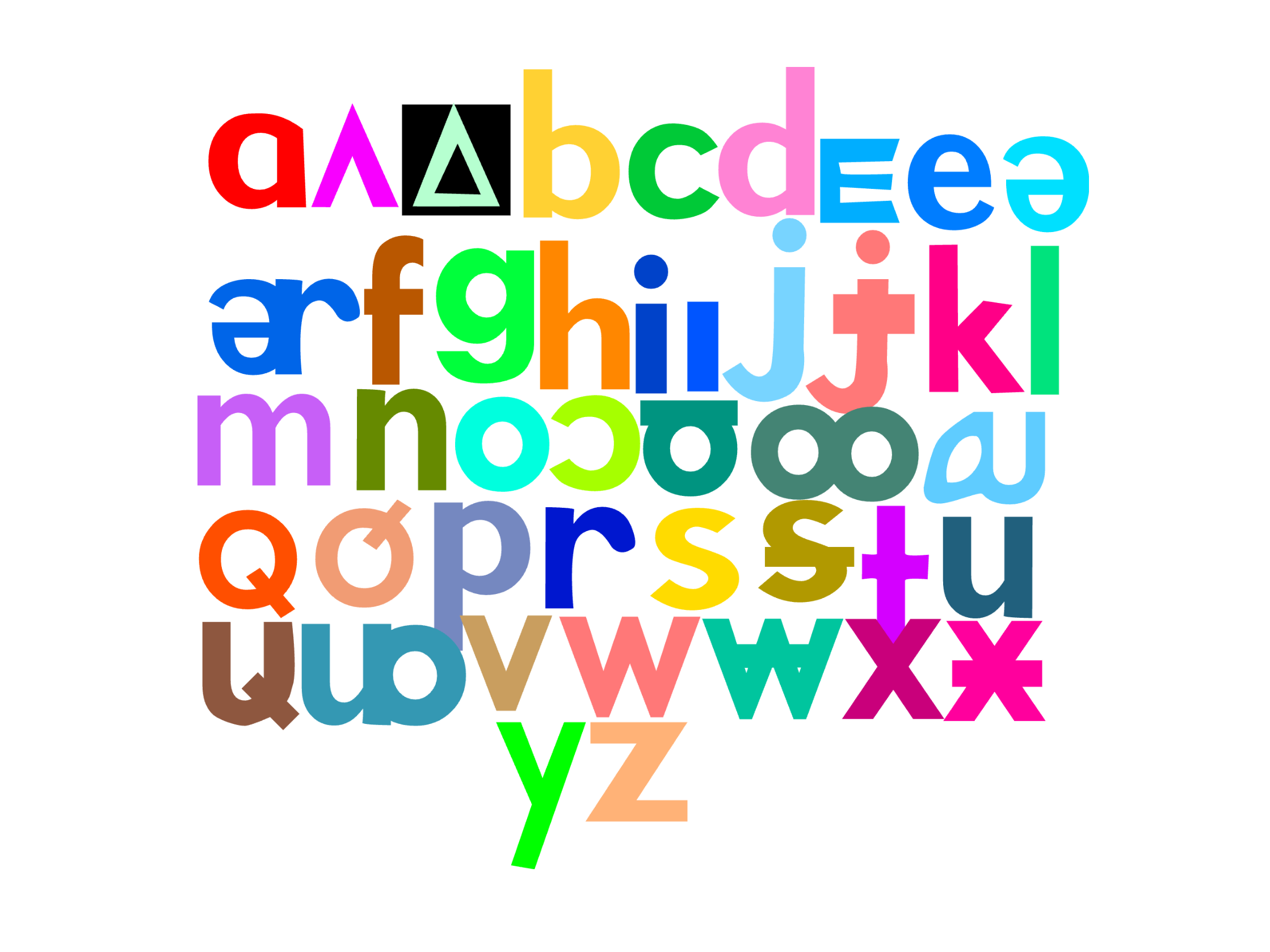 Neweralf Lowercase Alphabet Dancing by Zachary13265 on DeviantArt