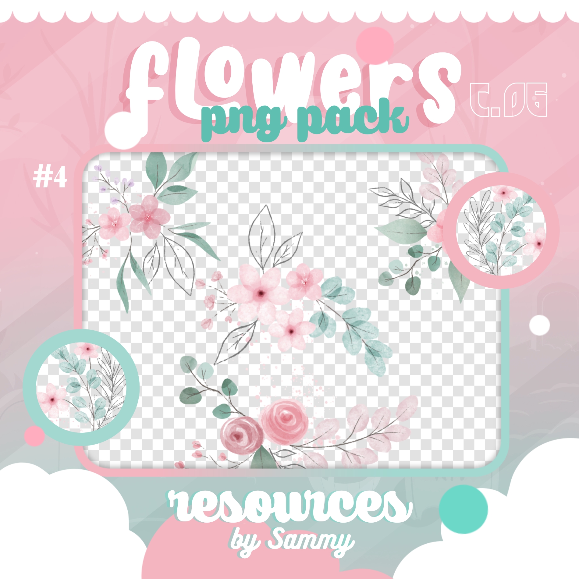 #04 Resources - Flowers PNG PACK by SammyObo on DeviantArt