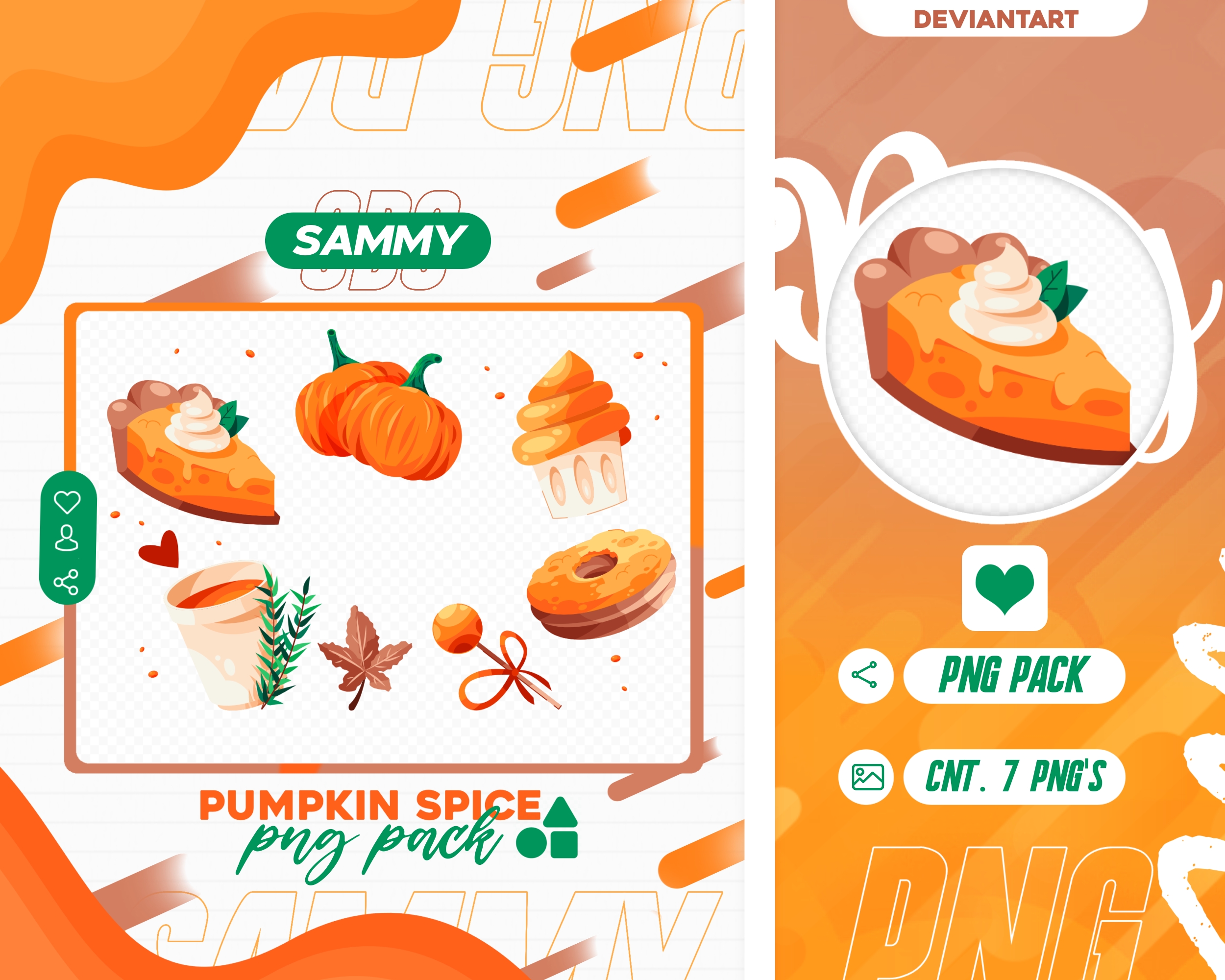 #13 Resources - Pumpkin Spice png pack by SammyObo on DeviantArt