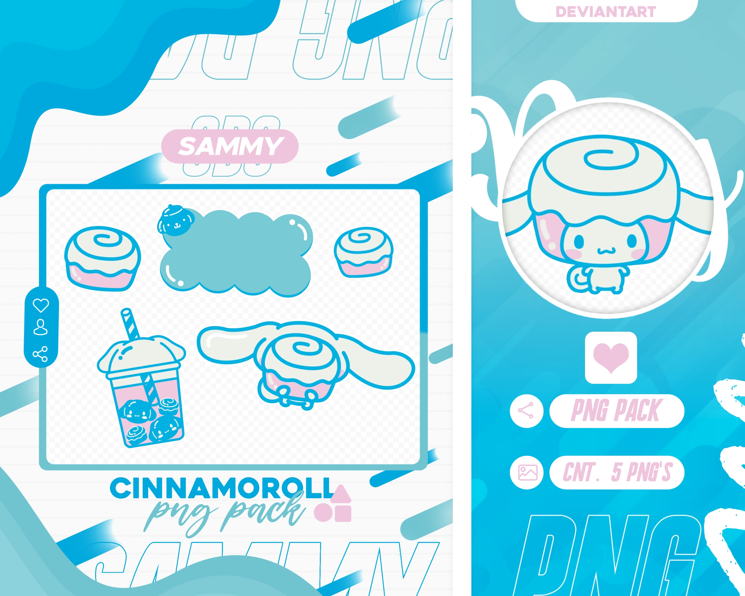 #18 Resources - Cinnamoroll png pack by SammyObo on DeviantArt