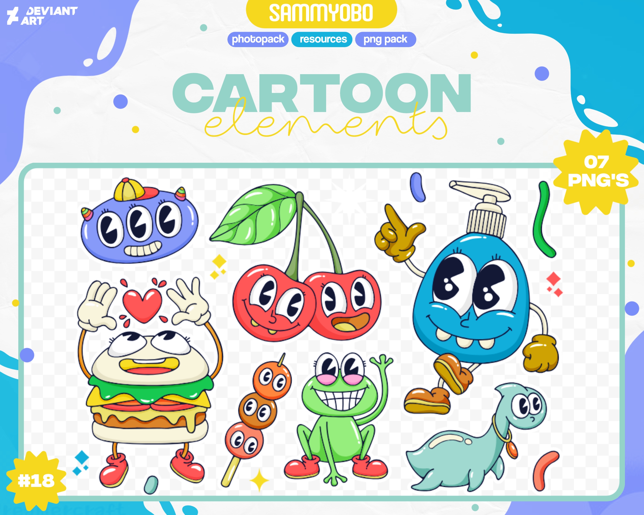 #19 Resources - Cartoon Elements png pack by SammyObo on DeviantArt