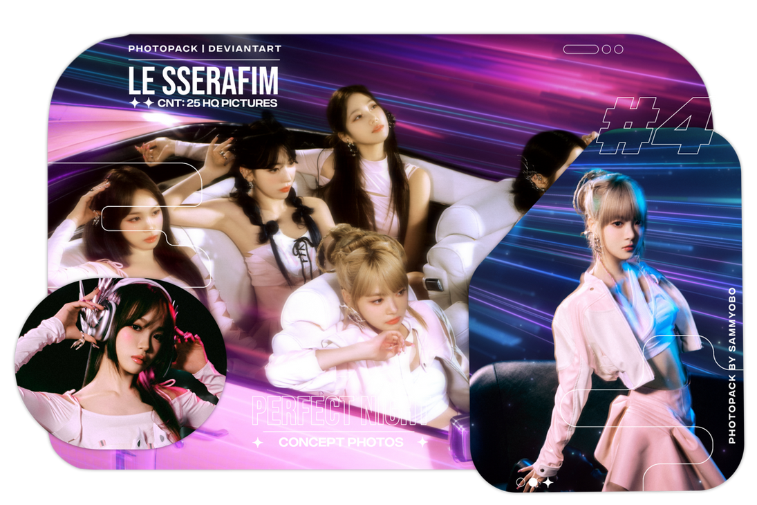 #4 LE SSERAFIM 'PERFECT NIGHT' Photopack by SammyObo on DeviantArt