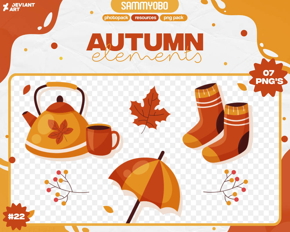 #22 Resources - Autumn Elements png pack by SammyObo on DeviantArt