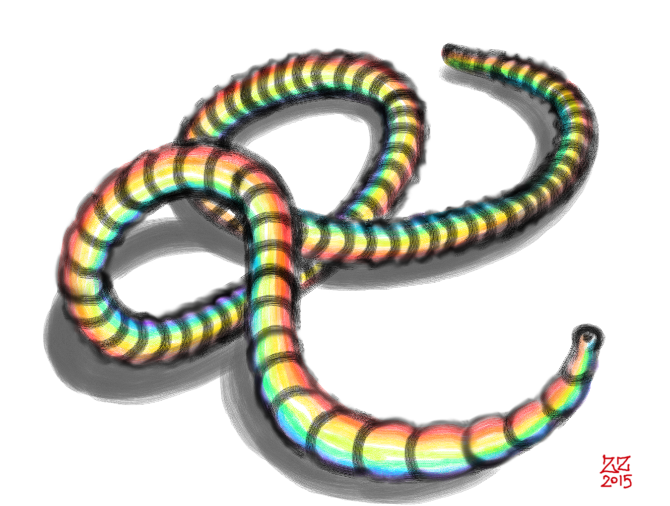 Draw a Rainbow Worm by zenzmurfy on DeviantArt