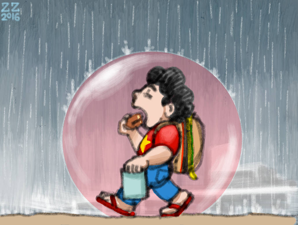 Draw SU Characters Enjoying a Rainy Day by zenzmurfy on DeviantArt