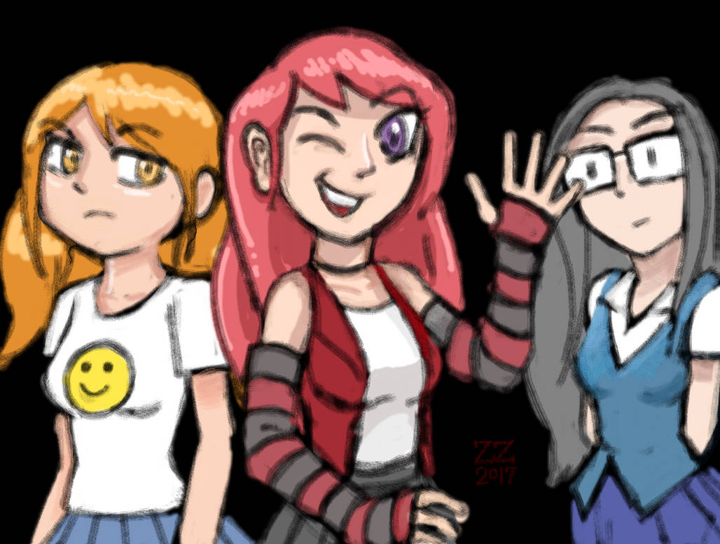 Aragongal OCs Kimberly Akane Sonya by zenzmurfy on DeviantArt