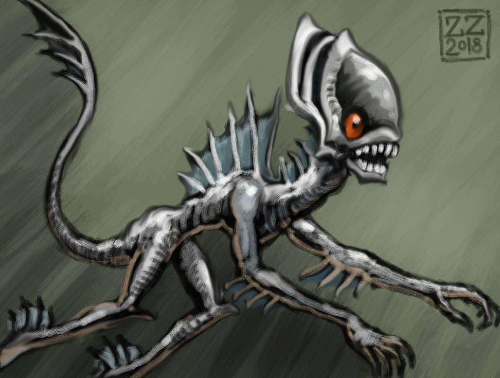 KreatiivFox OC fish monster by zenzmurfy on DeviantArt