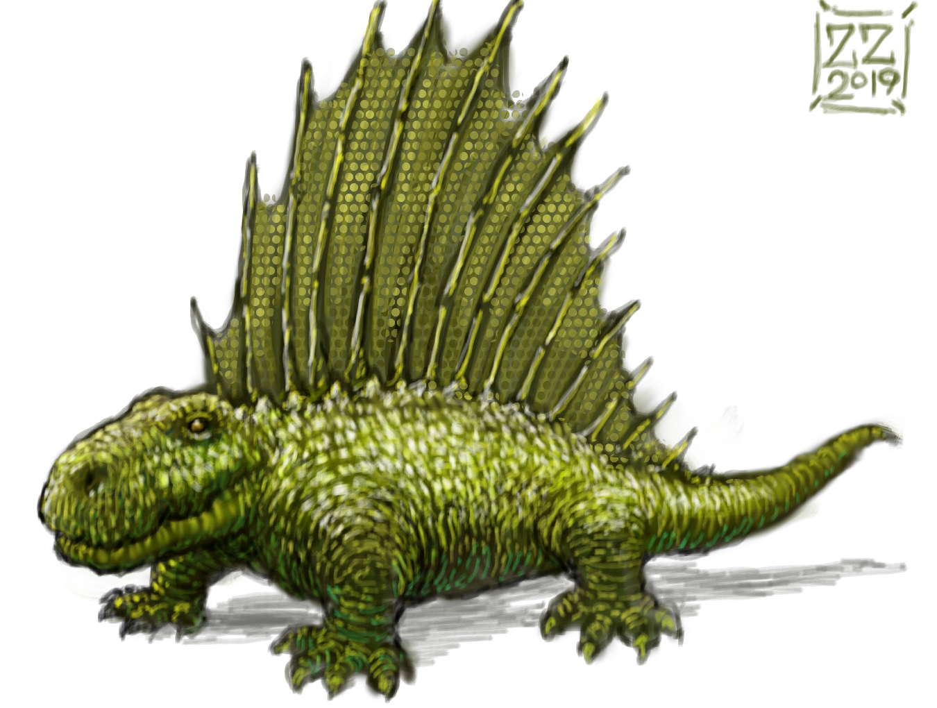 Draw a Dimetrodon by zenzmurfy on DeviantArt