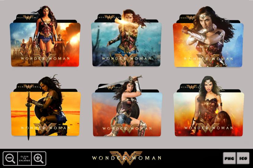 Wonder Woman (2017) folder icon by Bshara1996 on DeviantArt