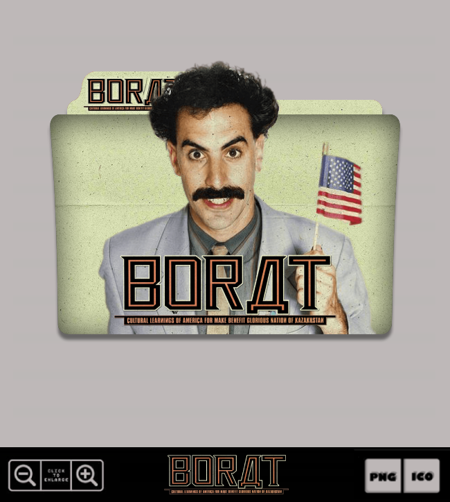 Borat Cultural Learnings folder icon by Bshara1996 on DeviantArt