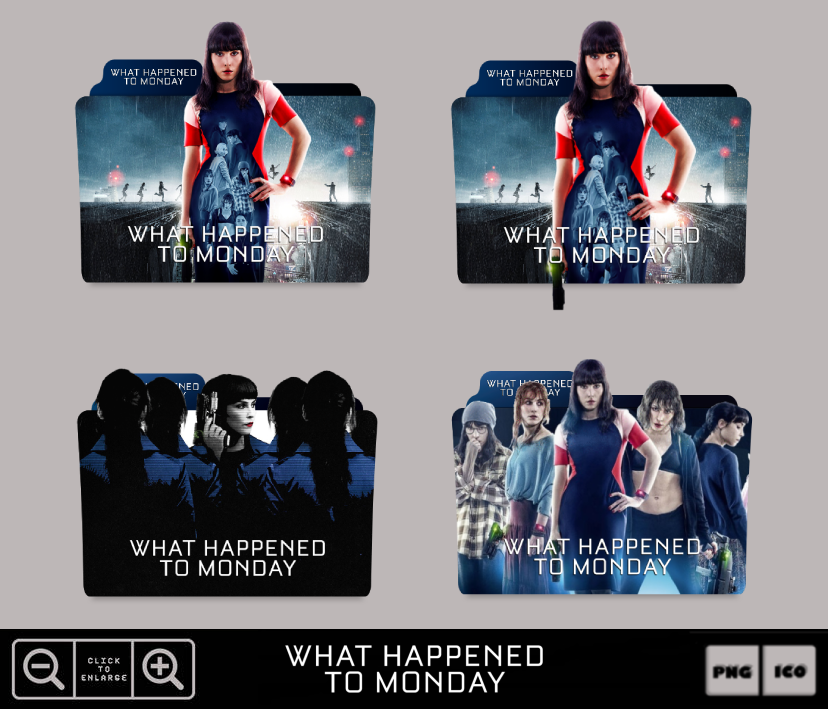 What Happened to Monday (2017) folder icon by Bshara1996 on DeviantArt