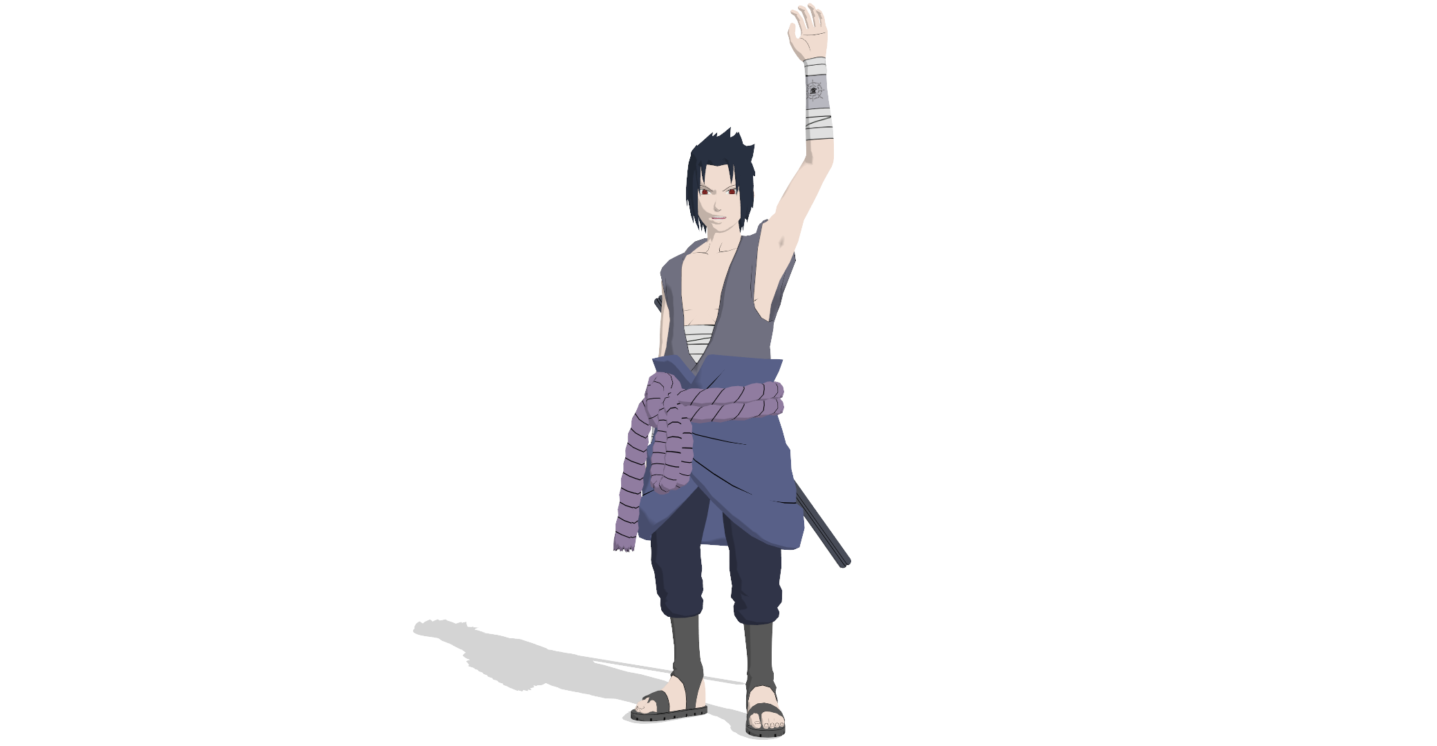 Sasuke Black Robe MMD +DL by Gost2004 on DeviantArt