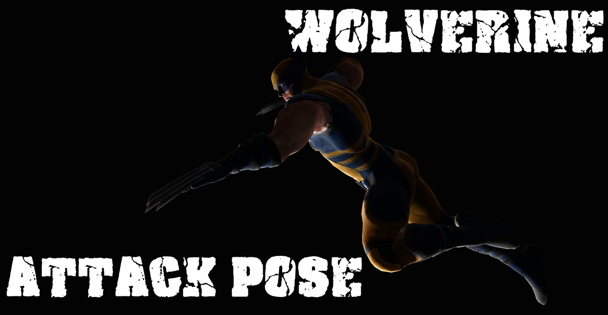 Wolverine attack Pose mmd DL+ by Gost2004 on DeviantArt