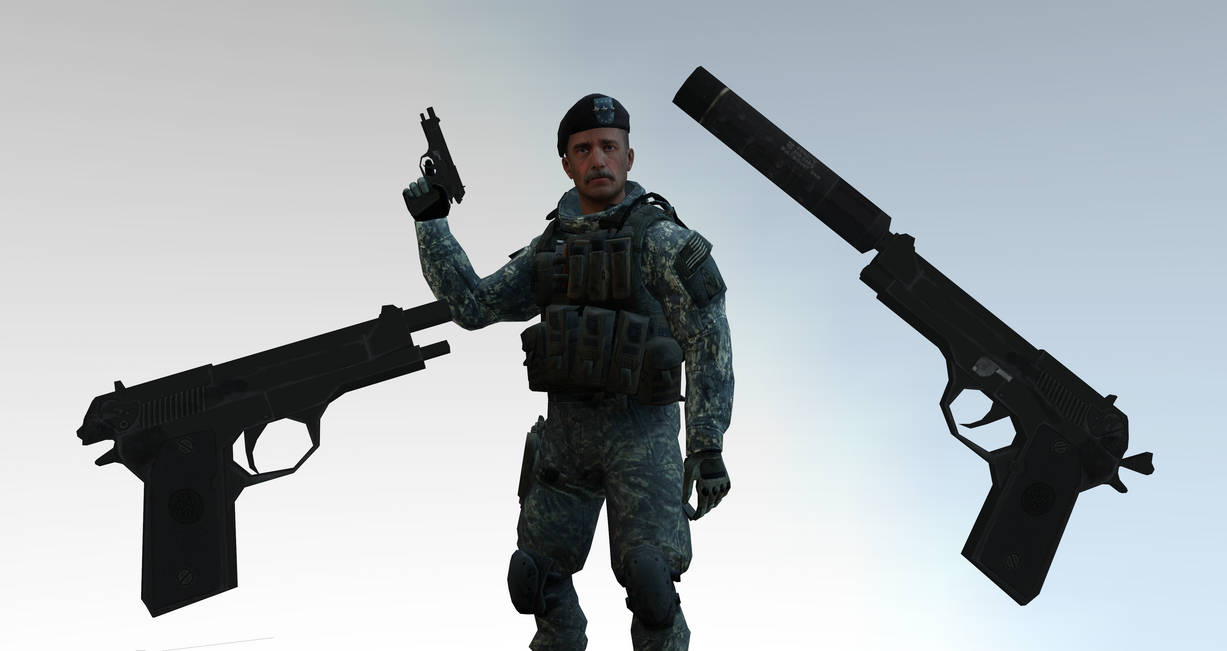 Weapon Beretta MMD DL by Gost2004 on DeviantArt