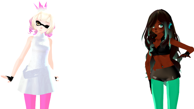 MMD/Splatoon/Pearl and Marina (dlc) pose DL by BalixiLa64 on DeviantArt