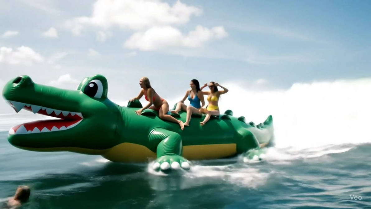 Inflatable Alligator Action Video by boriseng on DeviantArt