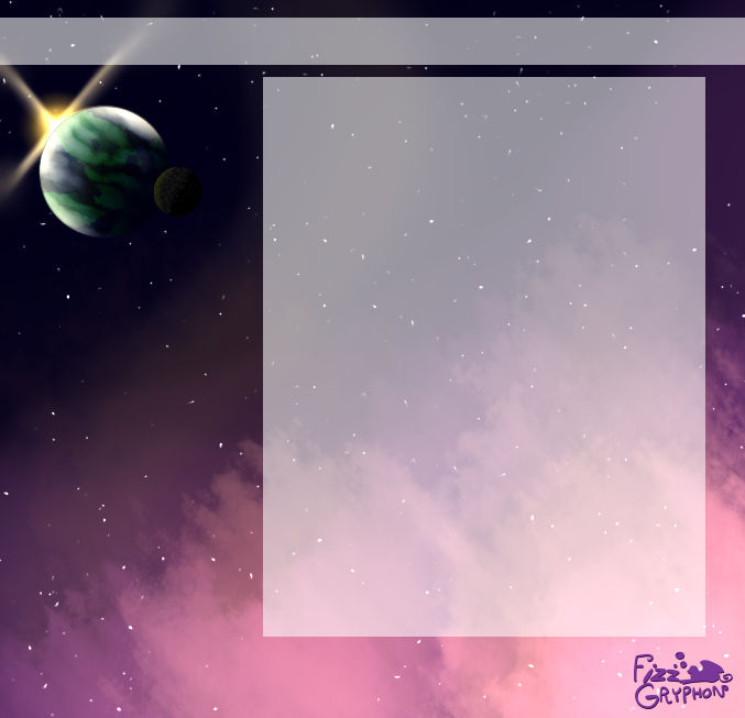 Free Space Themed Journal Skin by FizzGryphon on DeviantArt