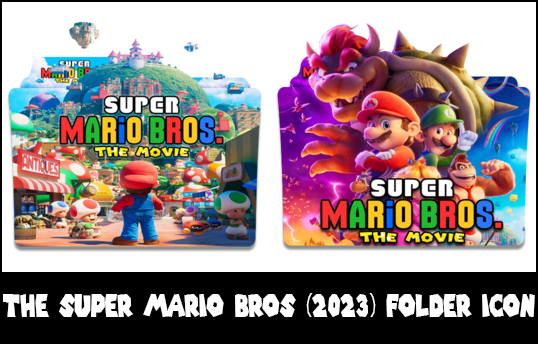 The Super Mario Bros (2023) Folder Icon by eslamzewail on DeviantArt