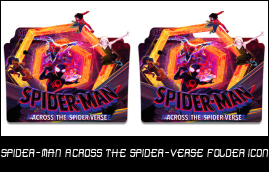 Spider-Man Across The Spider-Verse Folder Icon V3 by eslamzewail on ...