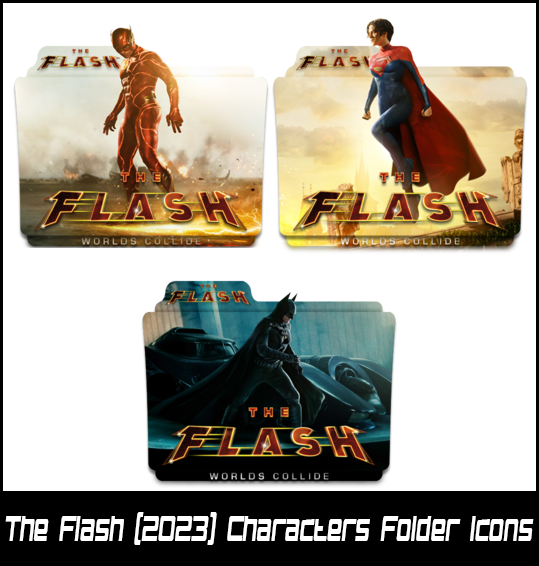 The Flash (2023) Characters Folder Icons by eslamzewail on DeviantArt