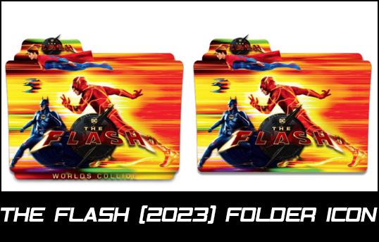 The Flash (2023) New Folder Icon V6 by eslamzewail on DeviantArt