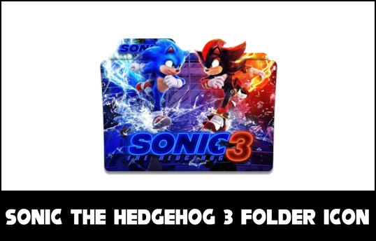 Sonic The Hedgehog 3 Folder Icon by eslamzewail on DeviantArt