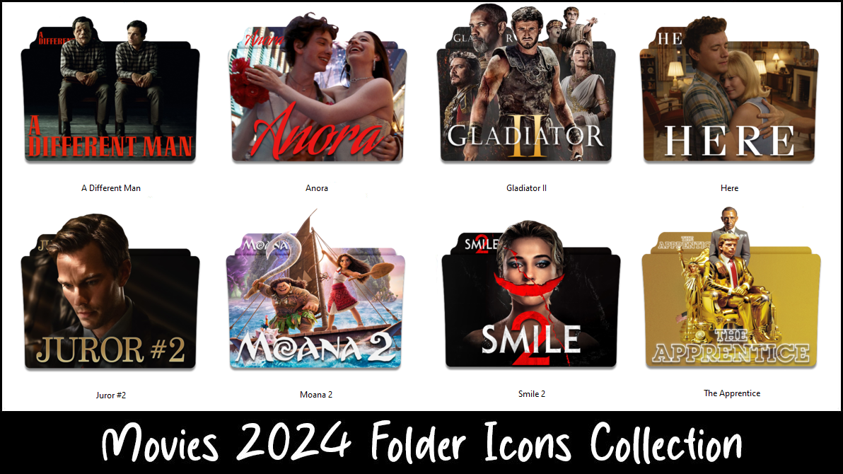 Movies 2024 Folder Icons Collection 6 by eslamzewail on DeviantArt