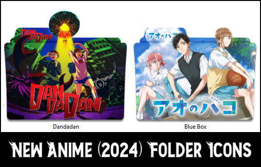 New Anime (2024) Folder Icons by eslamzewail on DeviantArt