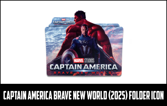 Captain America Brave New World (2025) Folder Icon by eslamzewail on ...