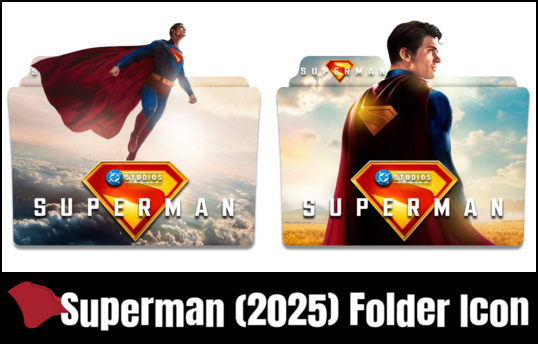 Superman (2025) New Folder Icon by eslamzewail on DeviantArt