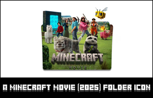 A Minecraft Movie (2025) Folder Icon V2 by eslamzewail on DeviantArt