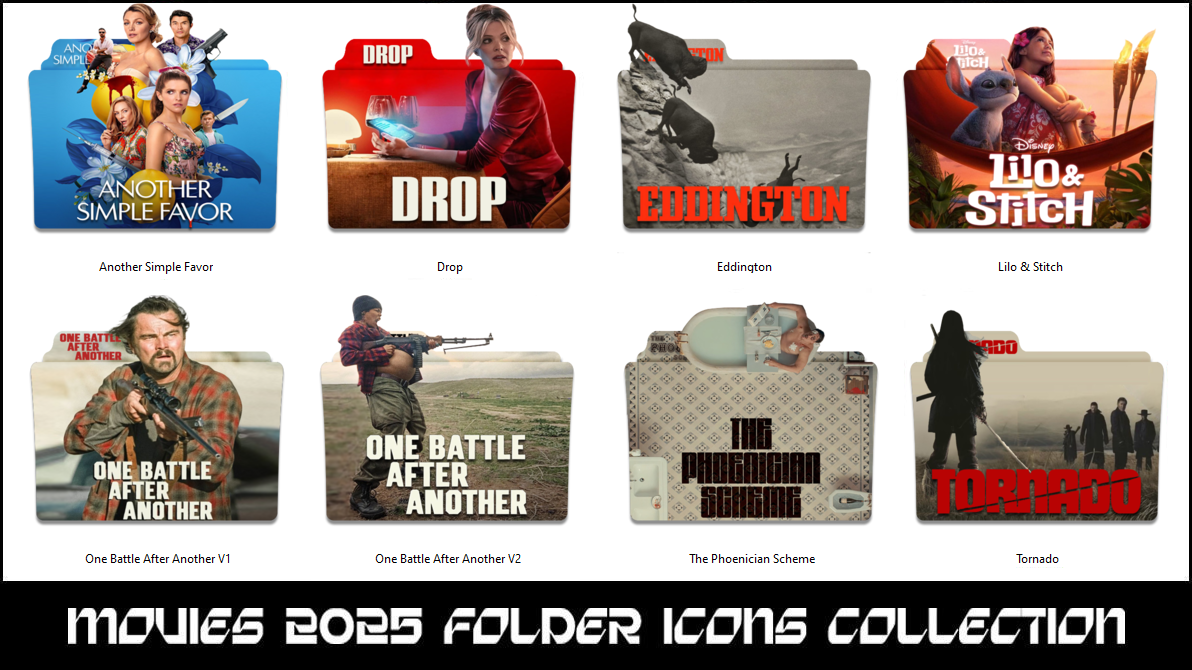 Movies 2025 Folder Icons Collection (5) by eslamzewail on DeviantArt