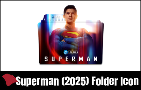 Superman (2025) New Folder Icon by eslamzewail on DeviantArt