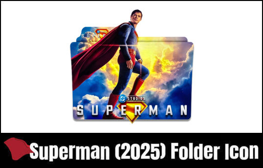 Superman (2025) New Folder Icon V12 by eslamzewail on DeviantArt