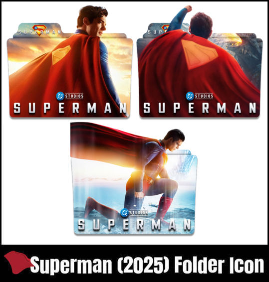 Superman (2025) New Folder Icons (5) by eslamzewail on DeviantArt