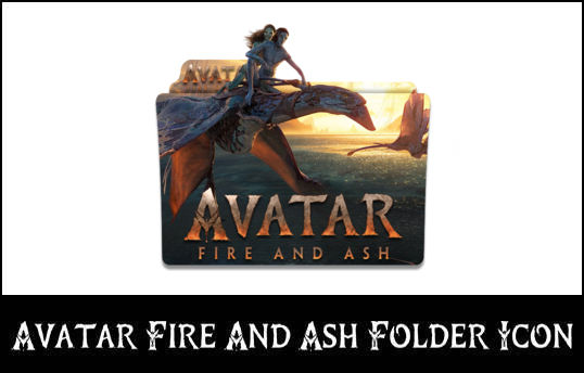 Avatar Fire And Ash (2025) Official Folder Icon V2 by eslamzewail on ...