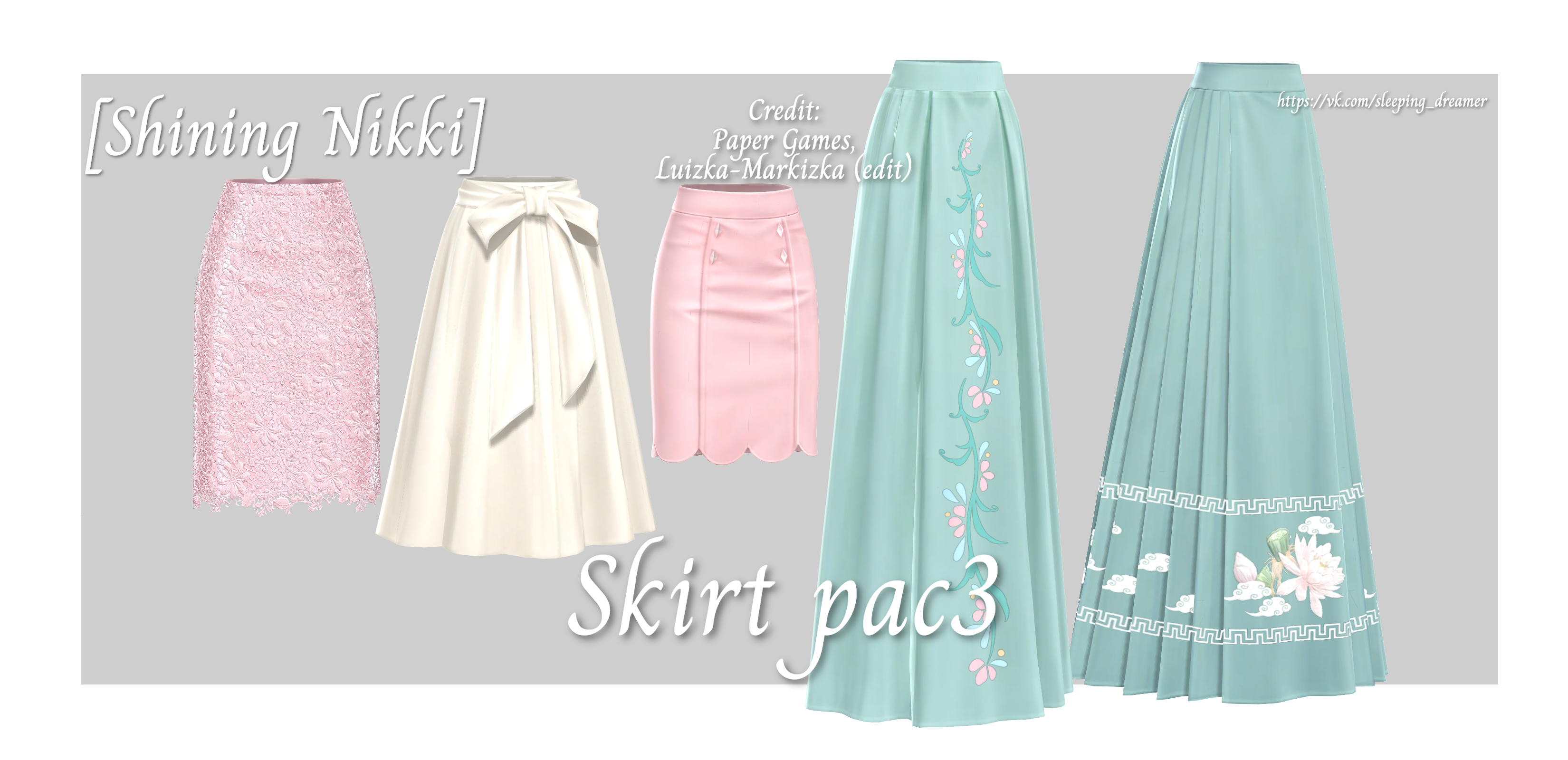 DL Skirt pac_3 from SN by Markizka-Luizka on DeviantArt