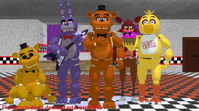 FNAF1 Animatronics-RESKIN (DOWNLOAD) by Ponymovdash on DeviantArt