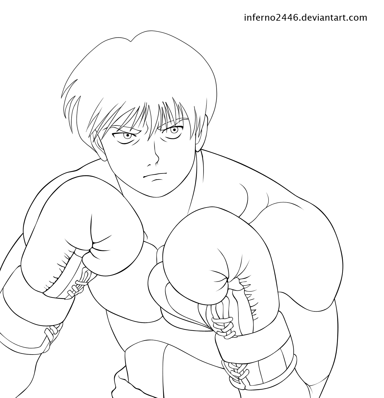 Miyata Ichirou Lineart by iNFERNo2446 on DeviantArt