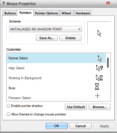 Classic cursor with point by tiberium20 on DeviantArt